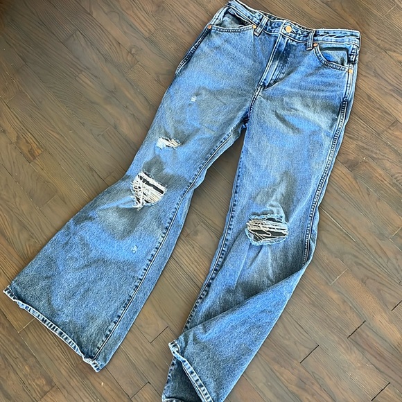 Wrangler | Jeans | Wrangler Wanderer High Rise Flare Ripped Vintage ...